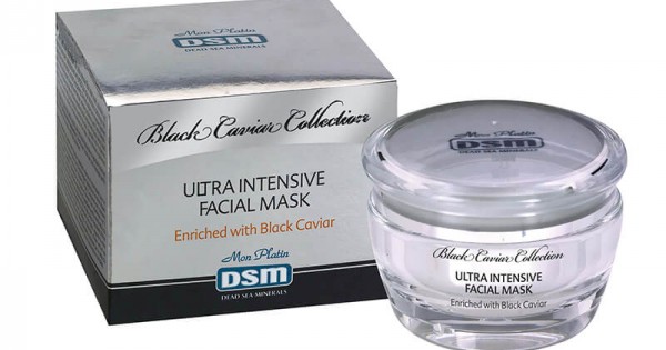 Facial ultra intensive mask with vitamins capsules black caviar